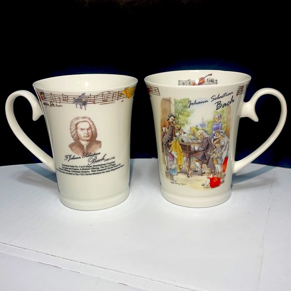 The Classic | Dining | Rare 2 Set Of Classical Music Porcelain Mugs ...